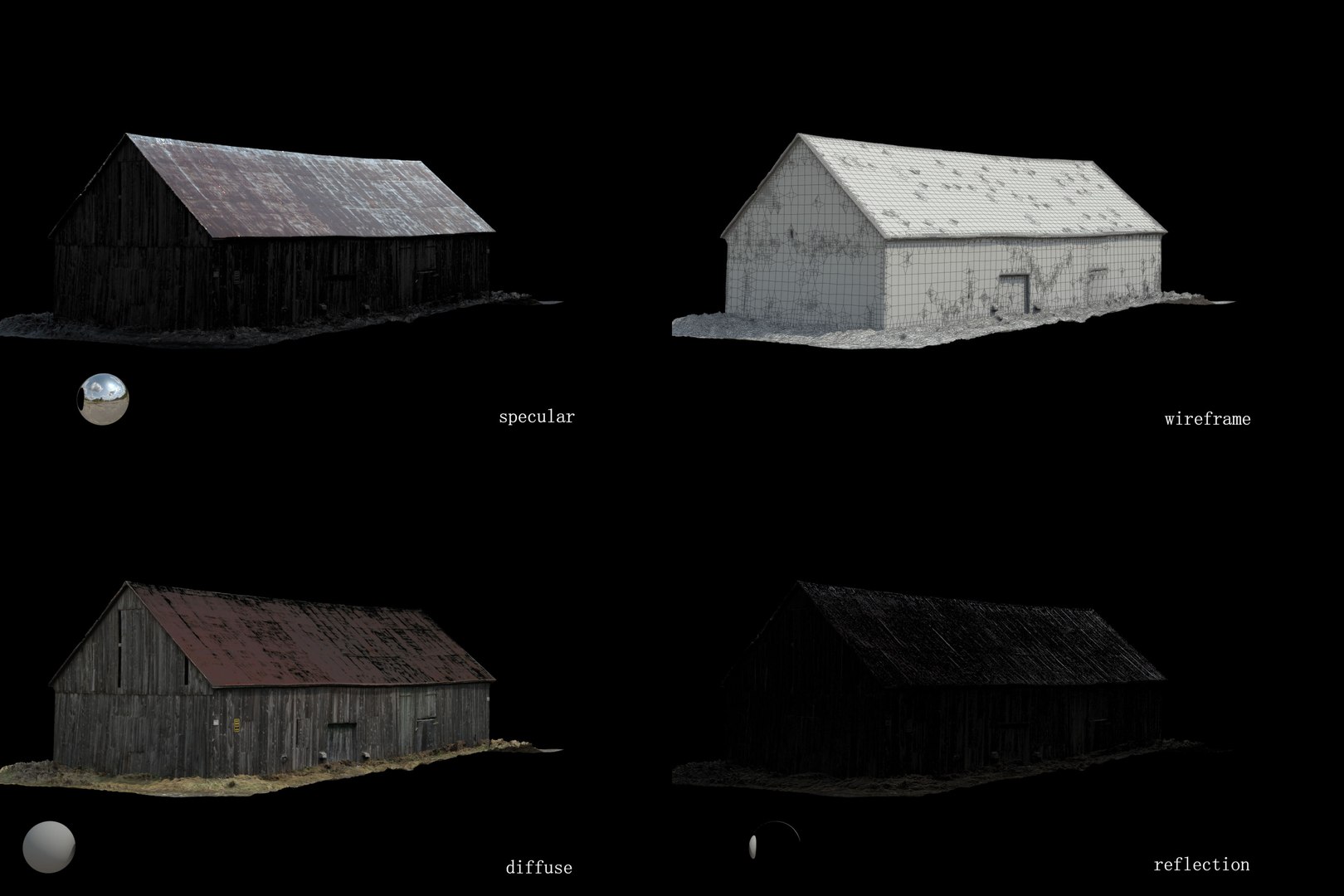 3D barn model - TurboSquid 1677384