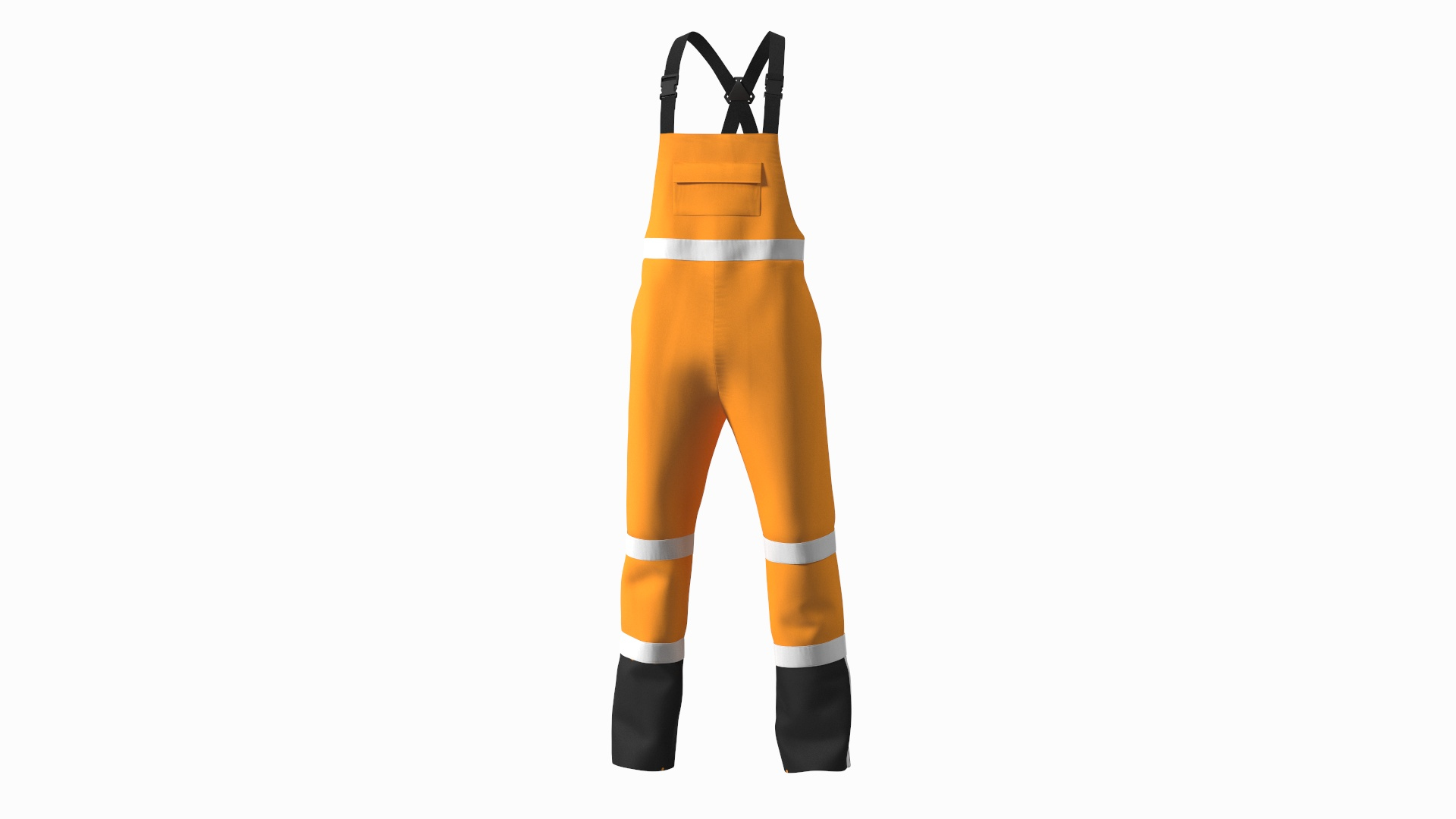 High Visibility Rain Overalls 3D Model - TurboSquid 2132248