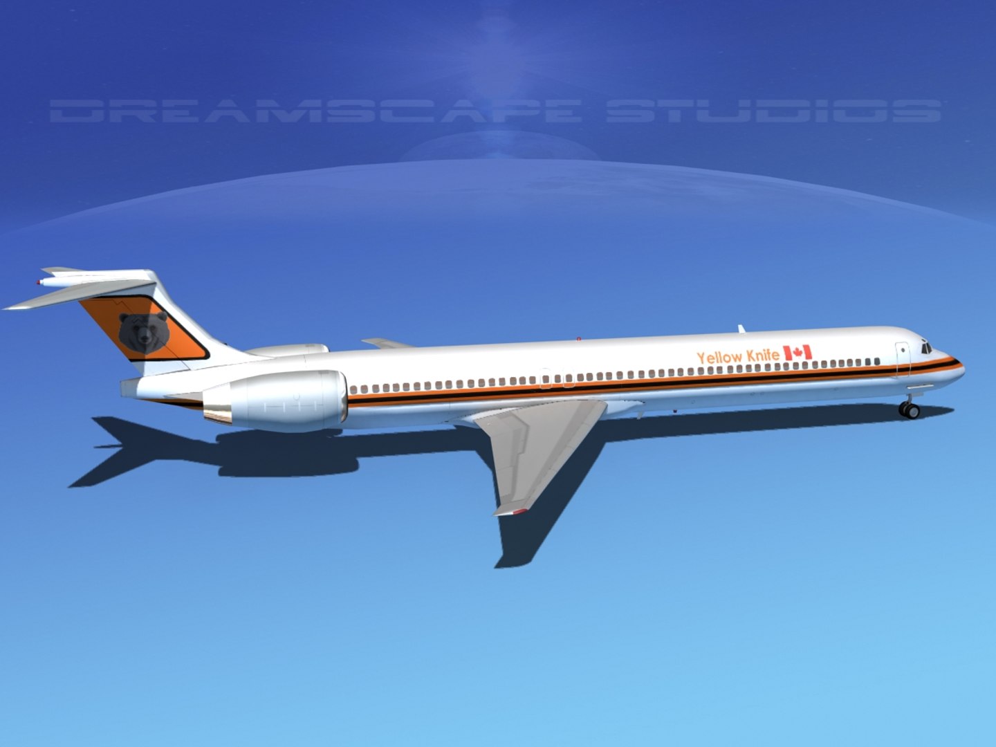 Mcdonnell Douglas Md-80 3d Model