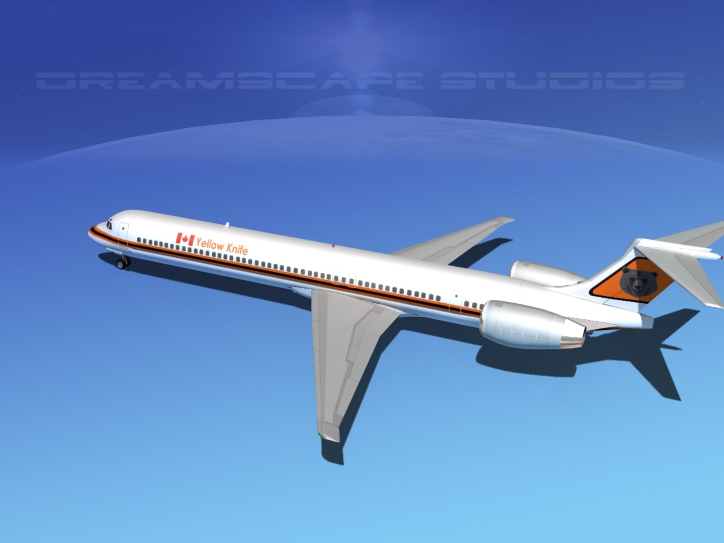 Mcdonnell Douglas Md-80 3d Model