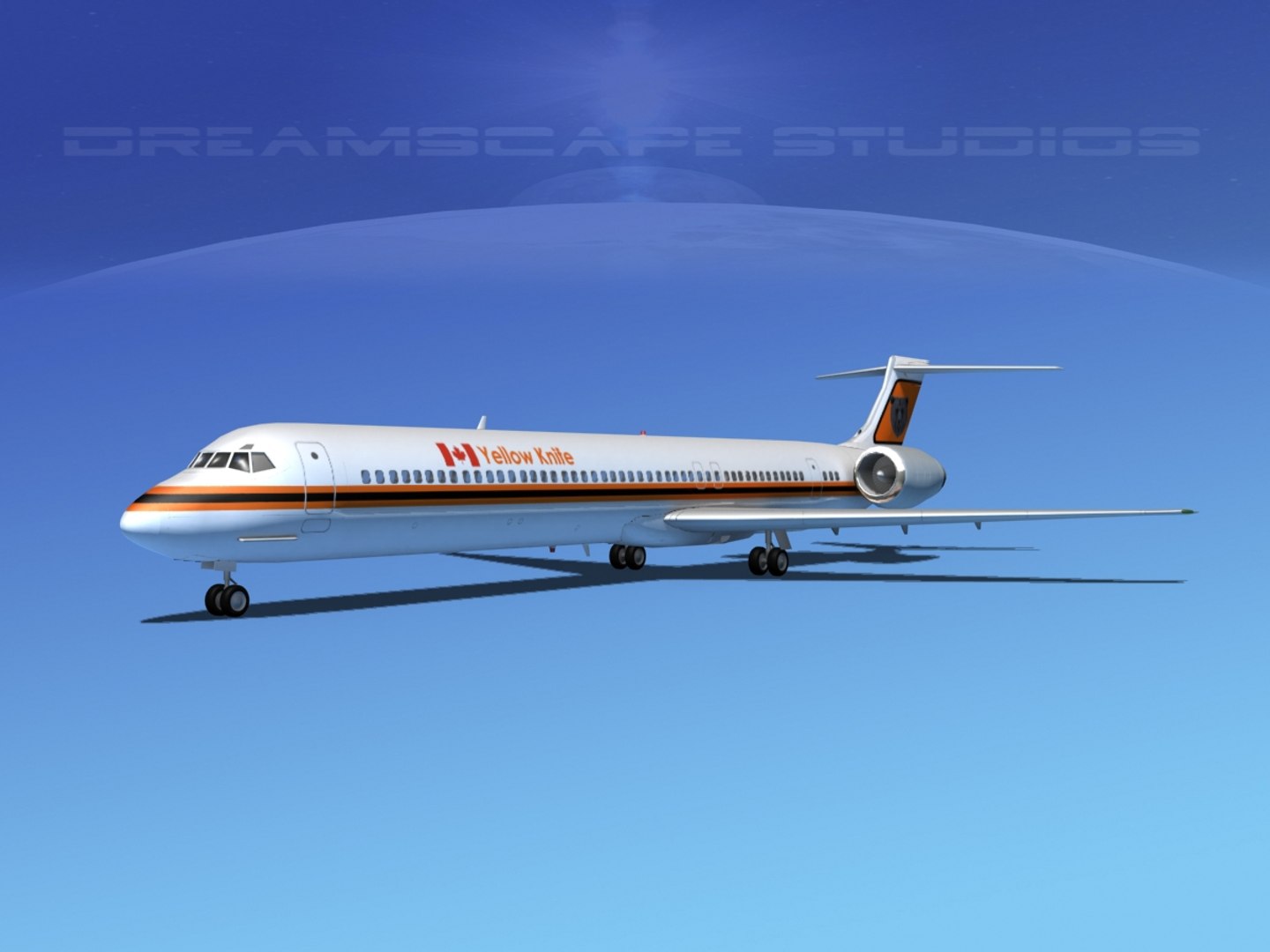 Mcdonnell Douglas Md-80 3d Model
