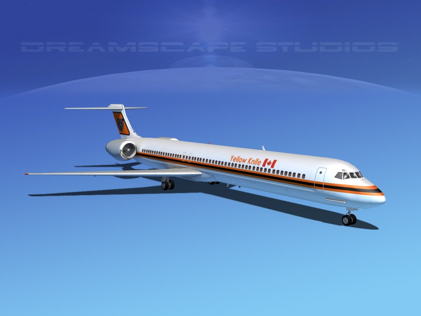 Mcdonnell Douglas Md-80 3d Model