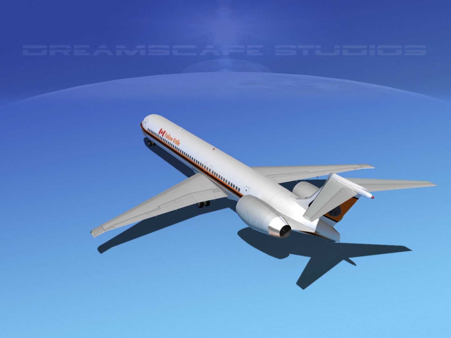 Mcdonnell Douglas Md-80 3d Model