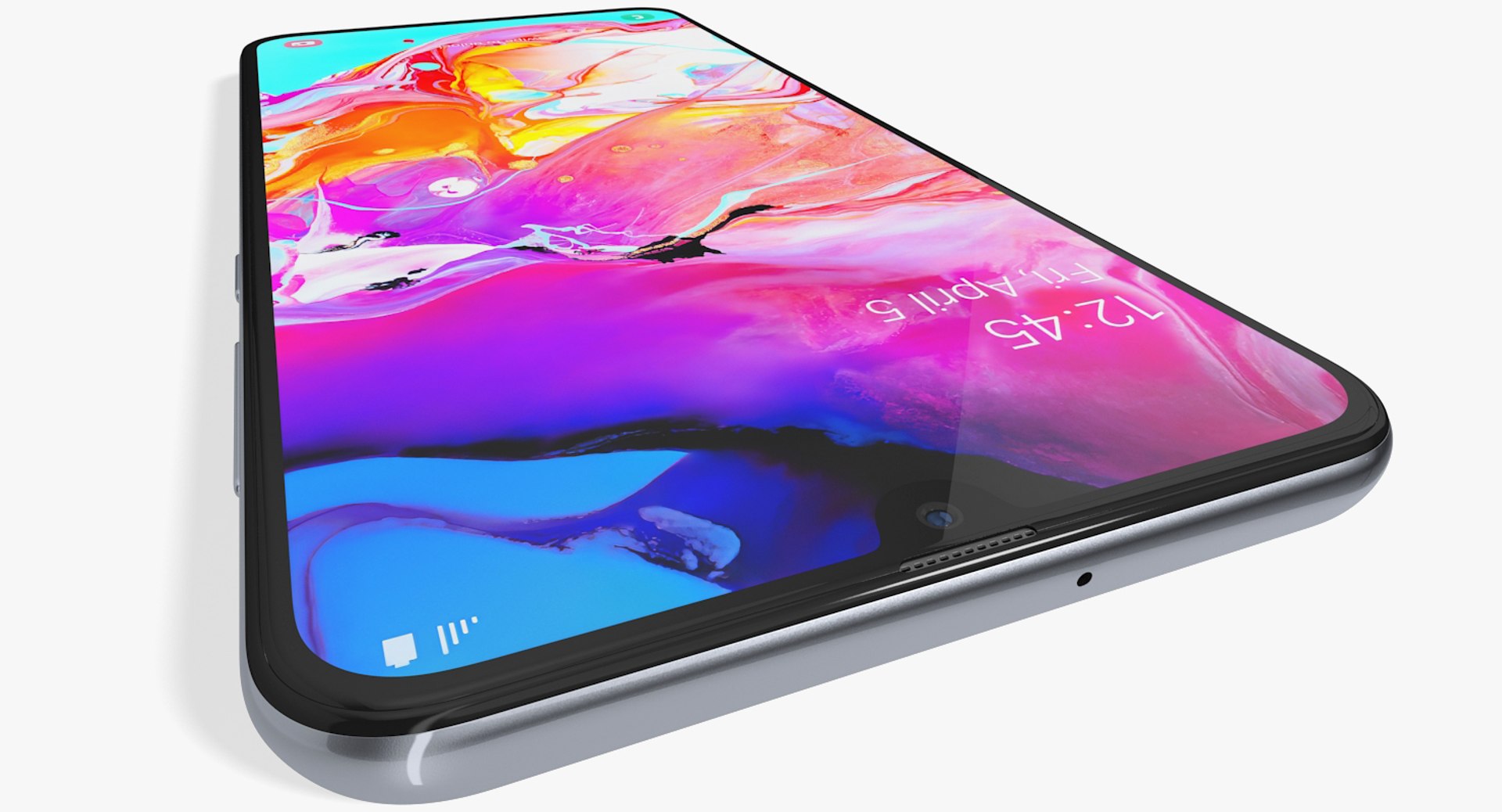 3D Realistic Samsung Galaxy A70 Model - TurboSquid 1395359