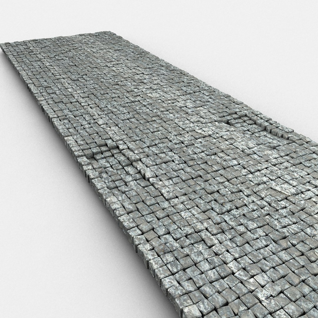 Cobble Stone Block 3d Model