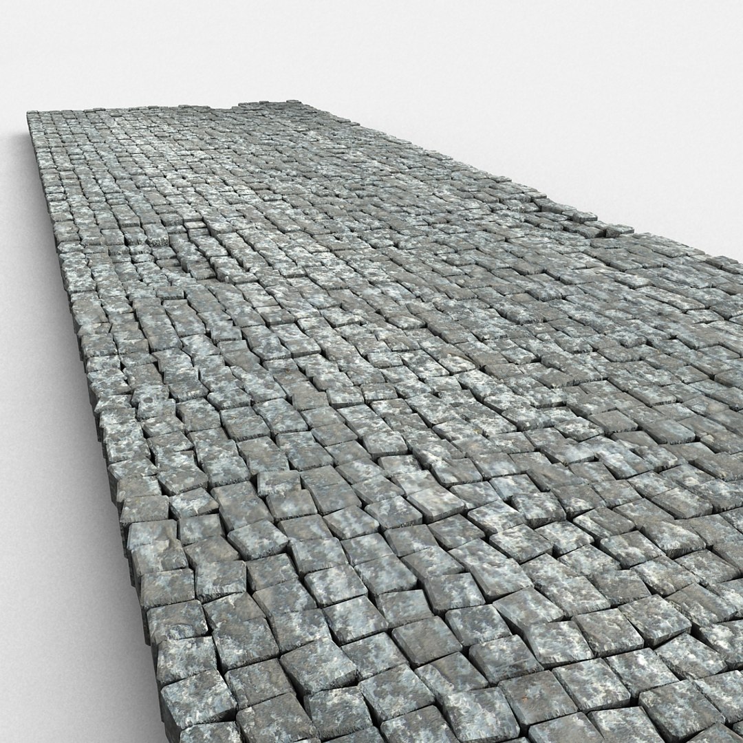 Cobble Stone Block 3d Model