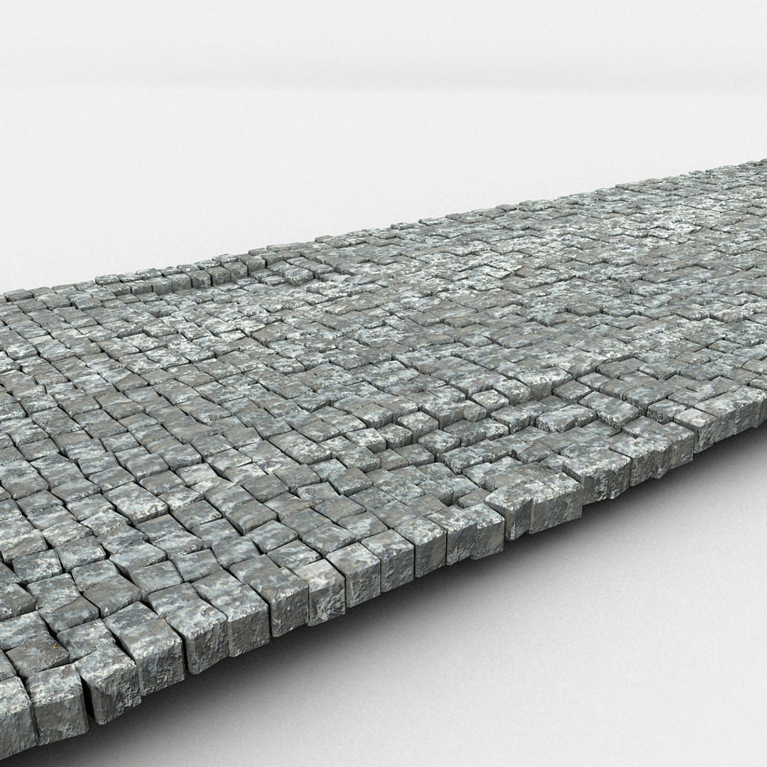 cobble stone block 3d model