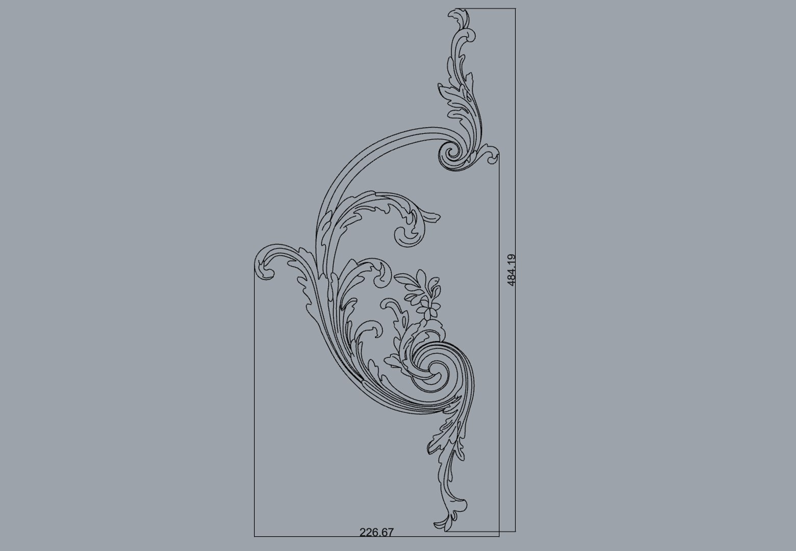 Acanthus Decorating Interior 3D Model - TurboSquid 1620058