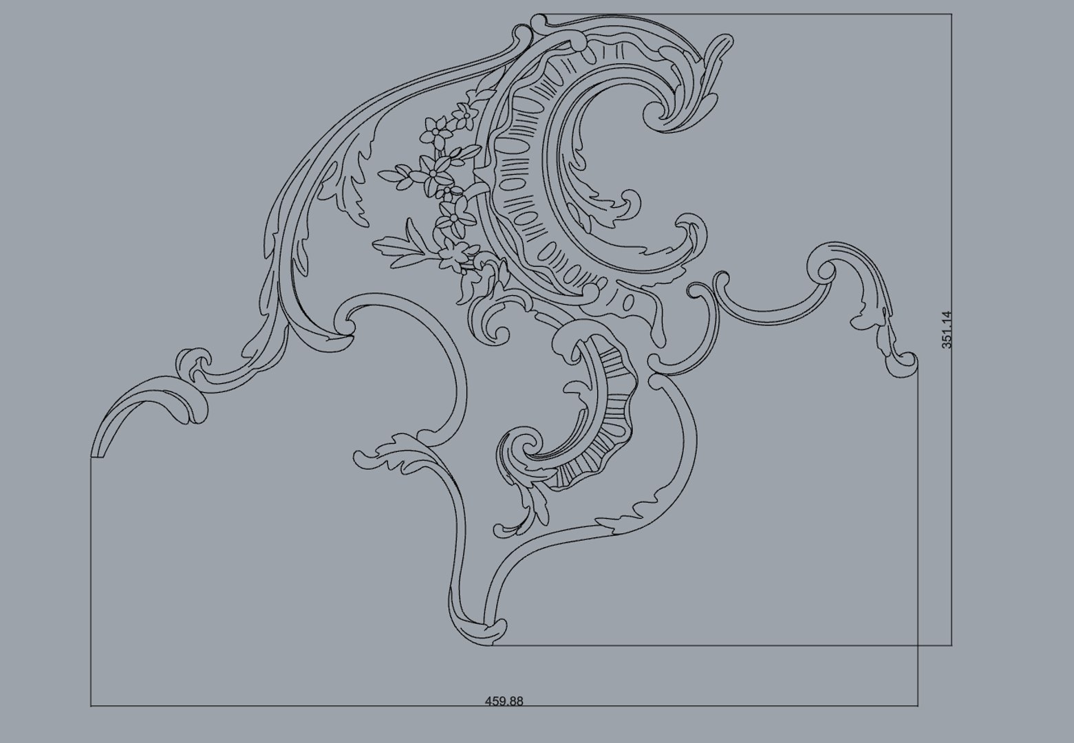 Acanthus Decorating Interior 3D Model - TurboSquid 1620058