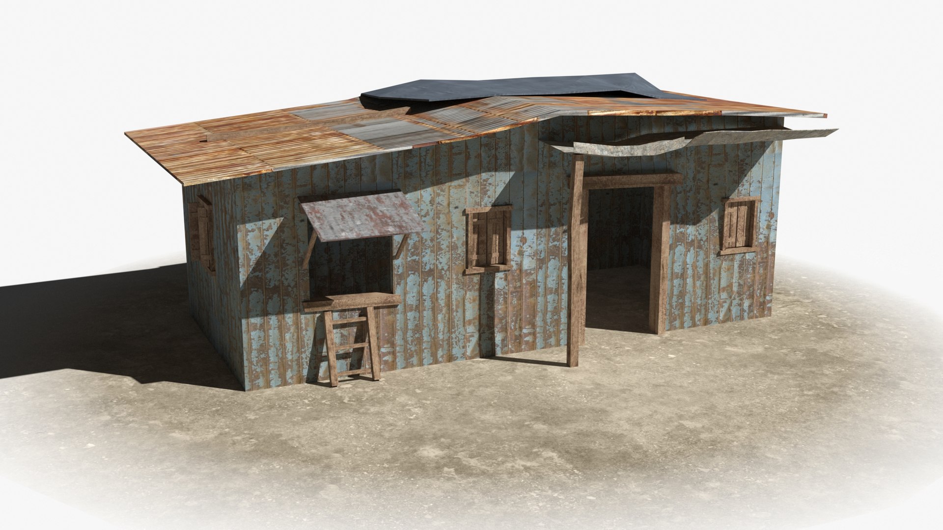 Slum X14 Model - TurboSquid 2301218