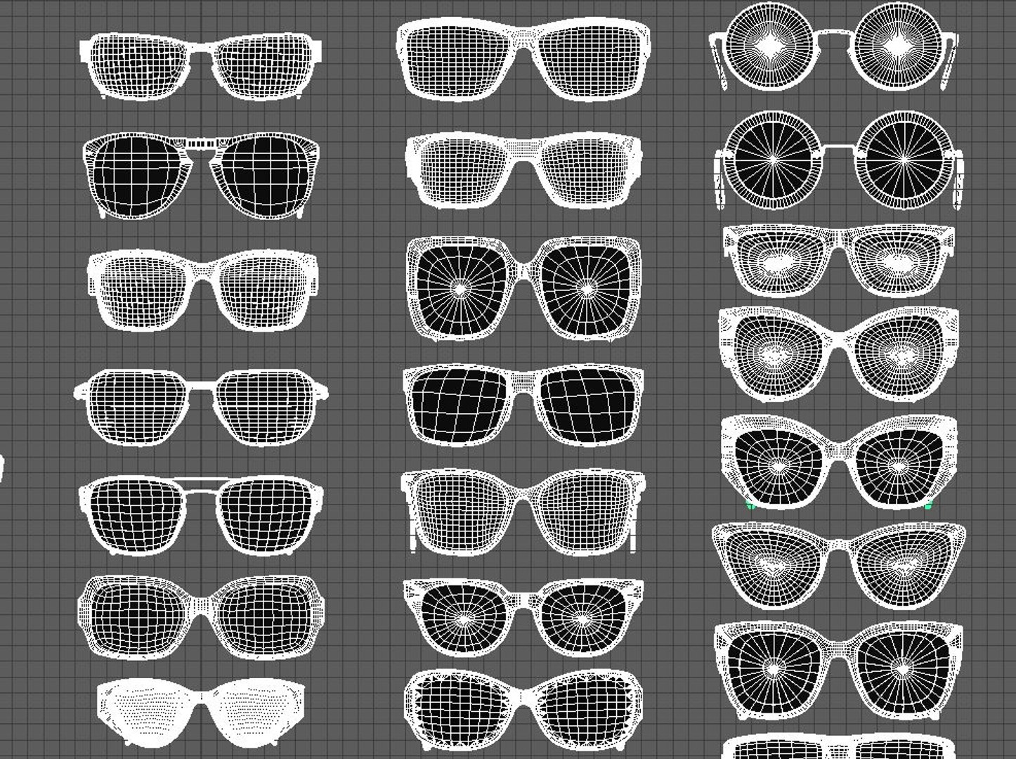50 Eye Glasses collection 3D - TurboSquid 1732258