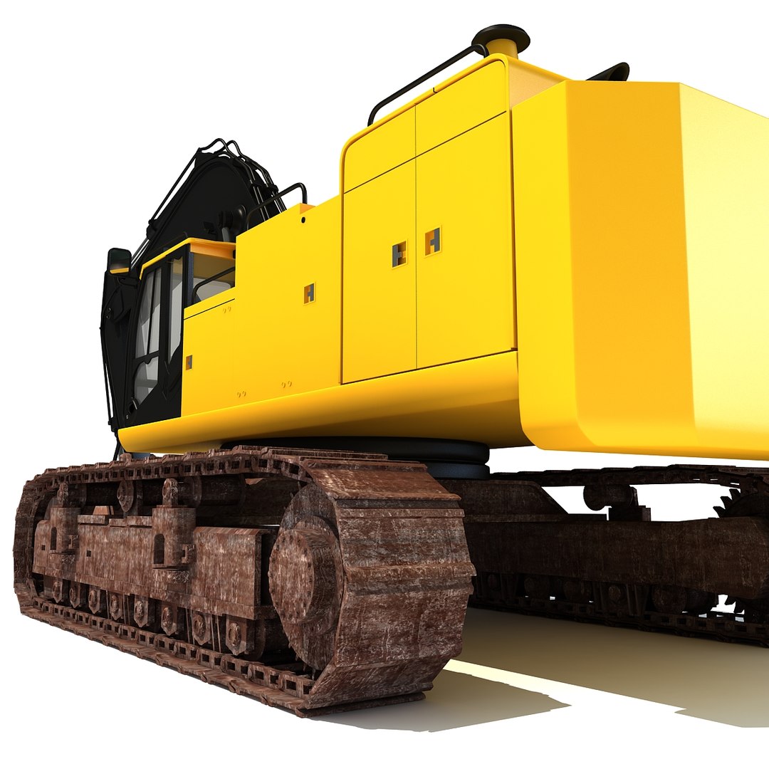 Excavator Industrial 3d Max