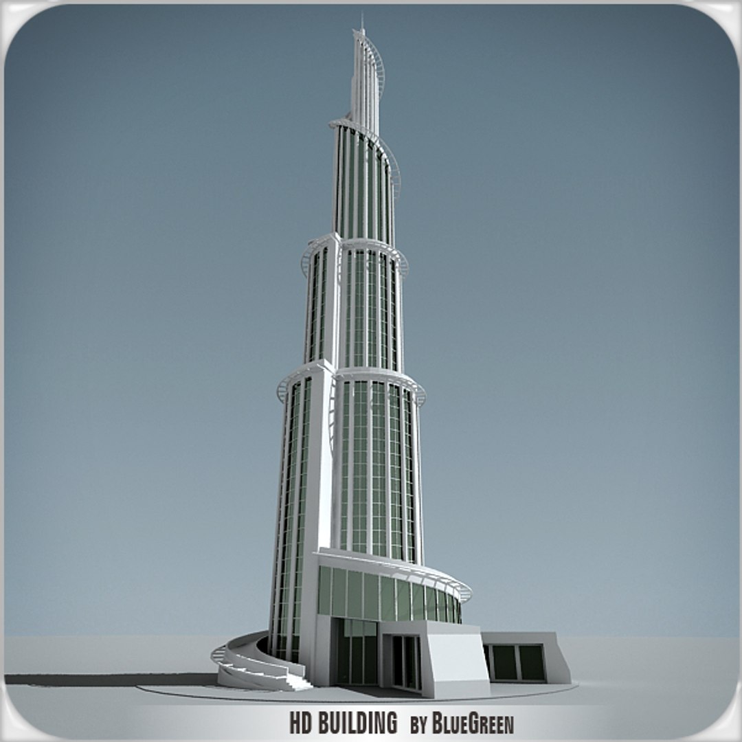 definition building 3d model