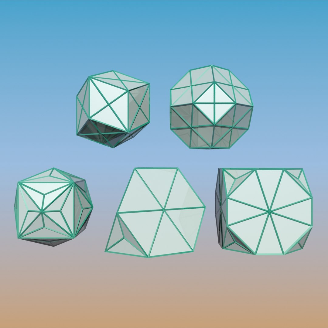 3d Model Geometric Shape Pack
