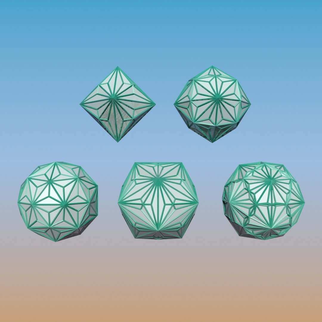 3d Model Geometric Shape Pack