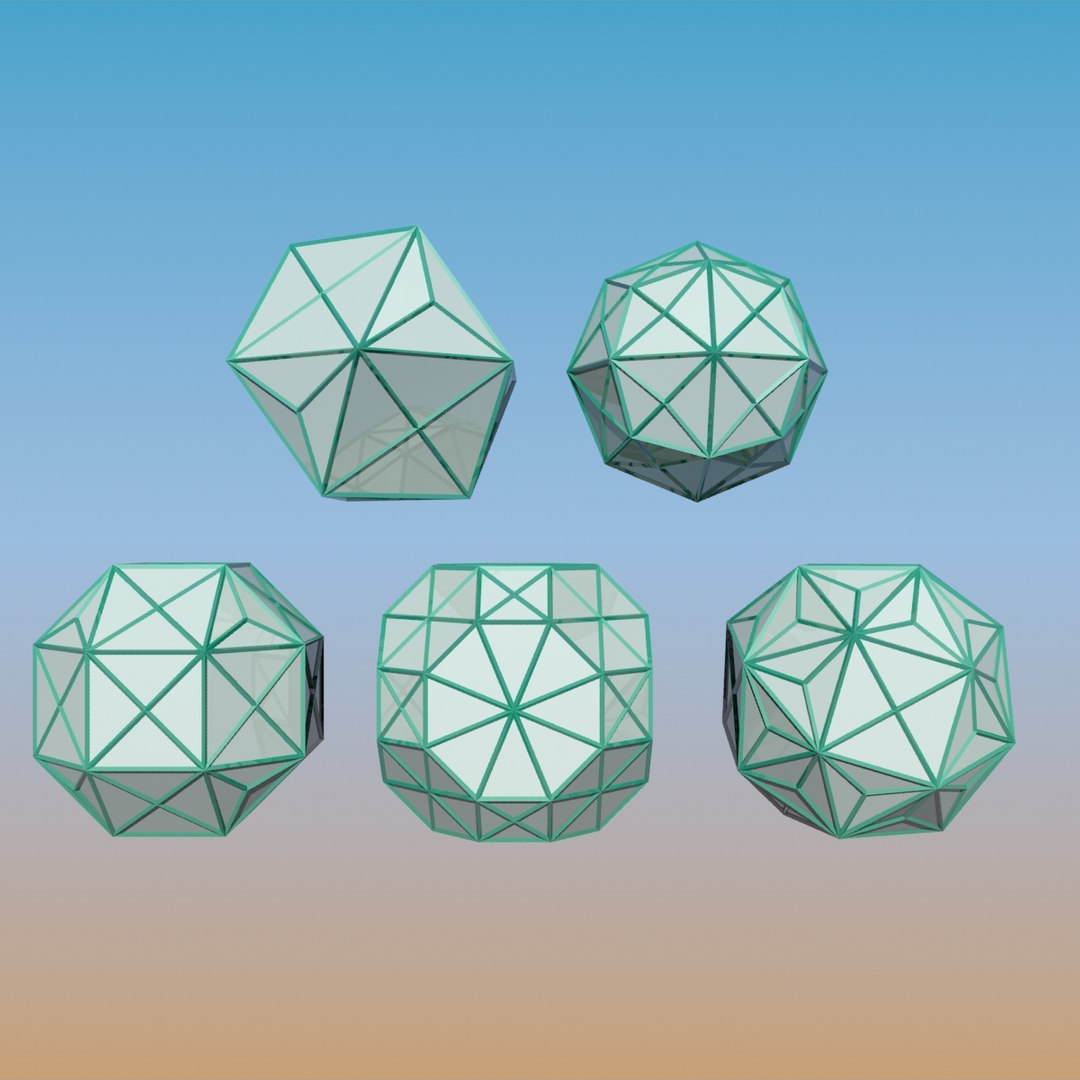 3d Model Geometric Shape Pack