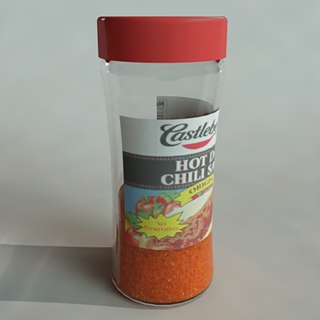 3d model of seasoning bottle