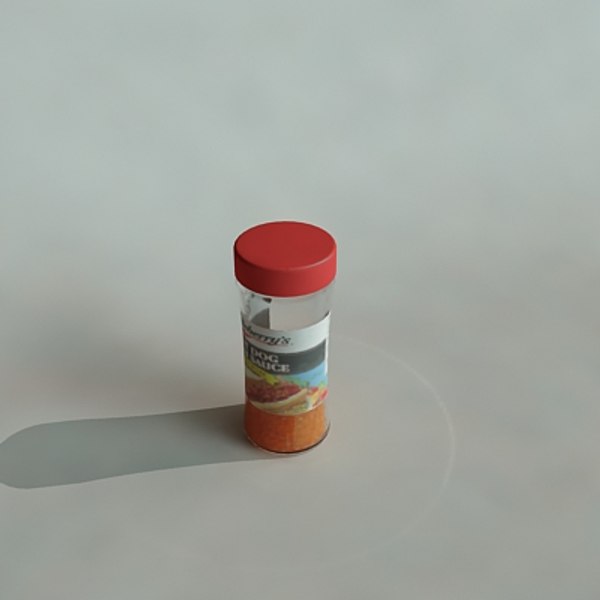 3d model of seasoning bottle