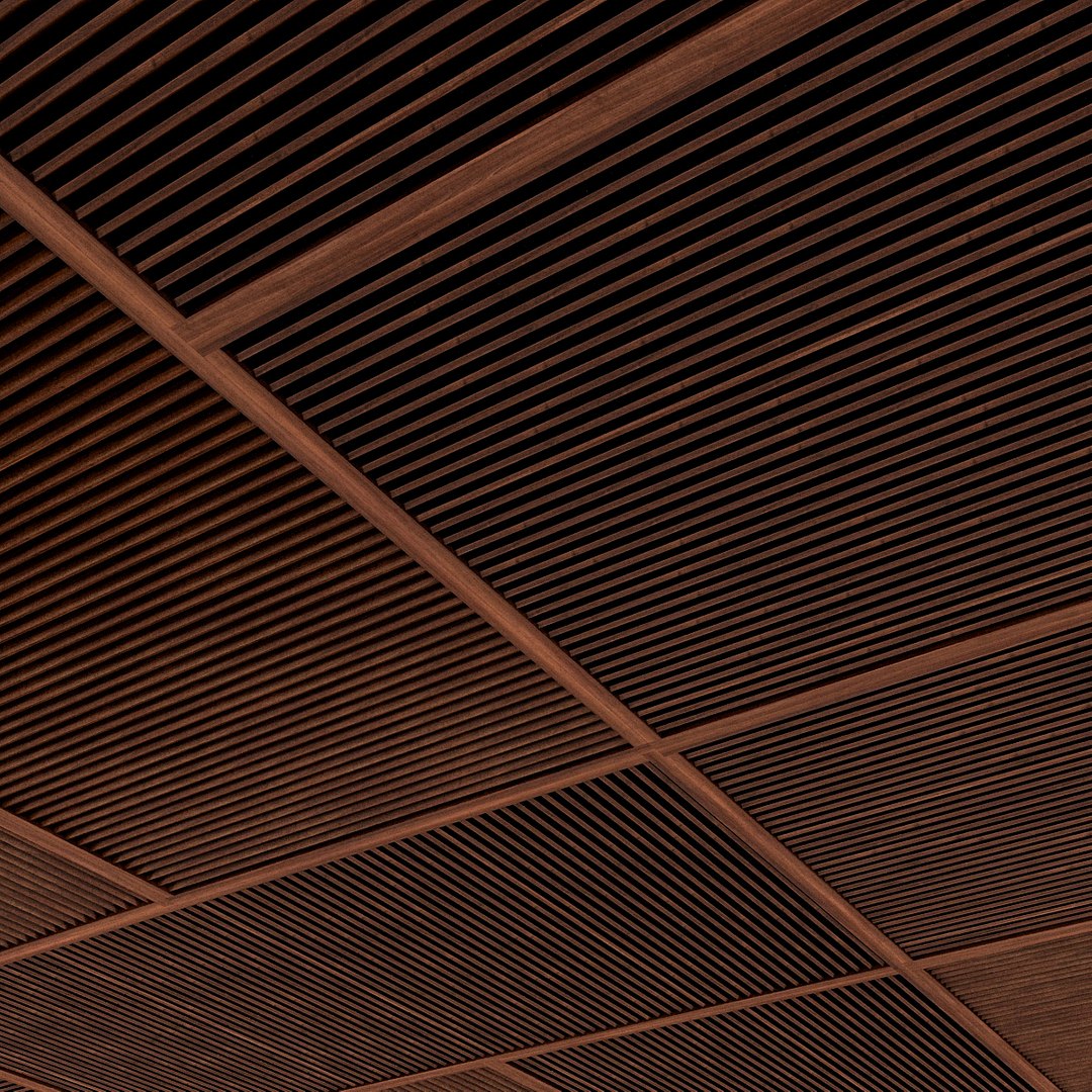 Wood Ceiling Wall Panel 3D - TurboSquid 1441665