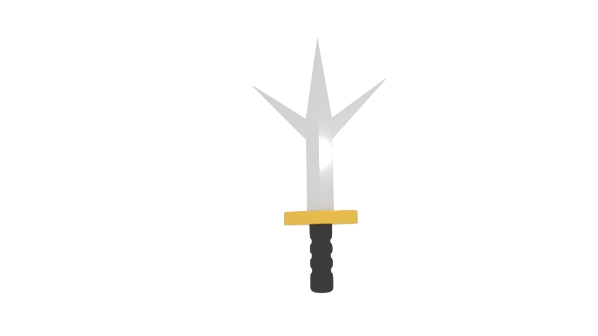 3d Model Branch Blade