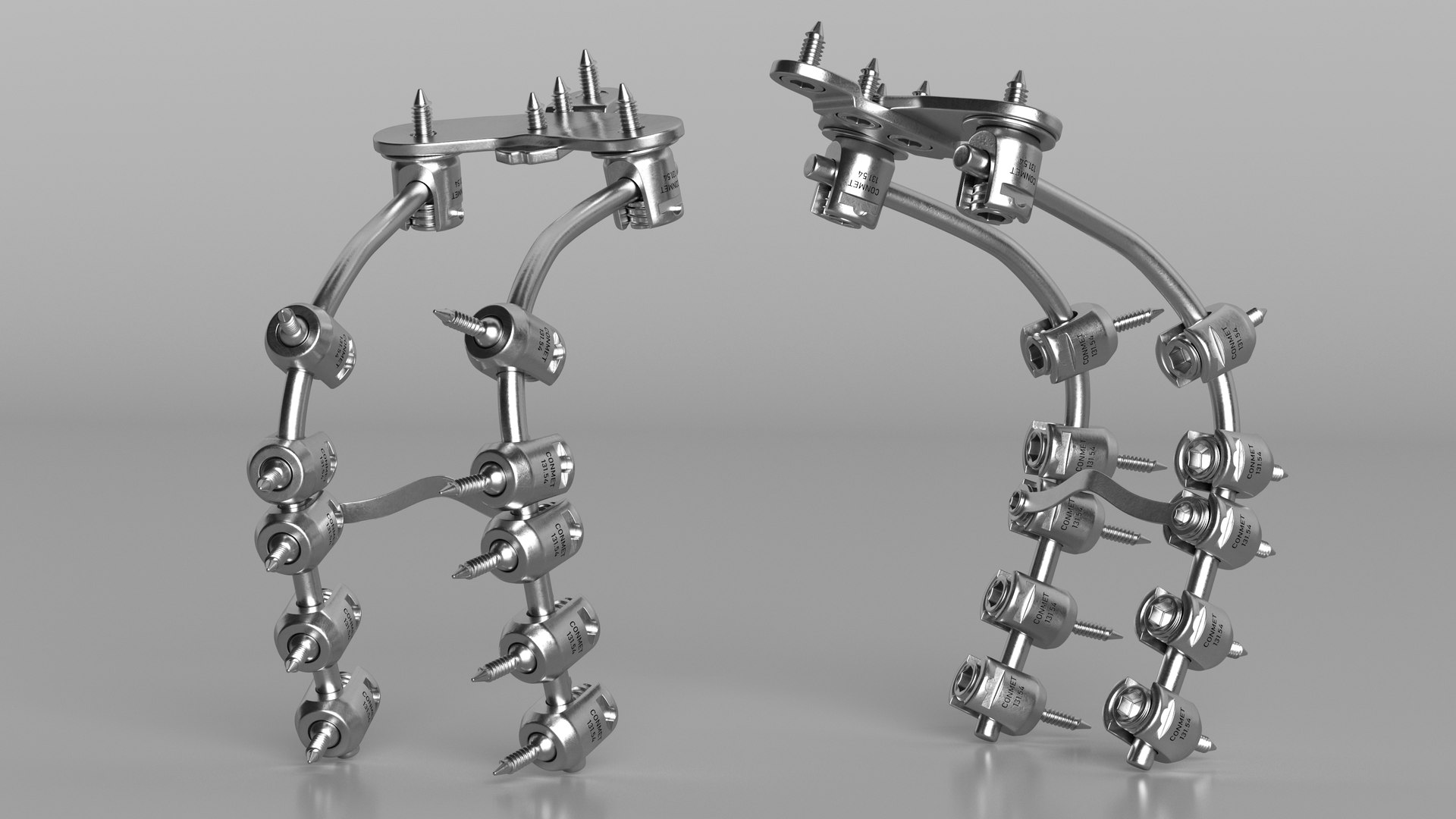 3D Posterior Cervical Spine Fixation System - TurboSquid 2205567