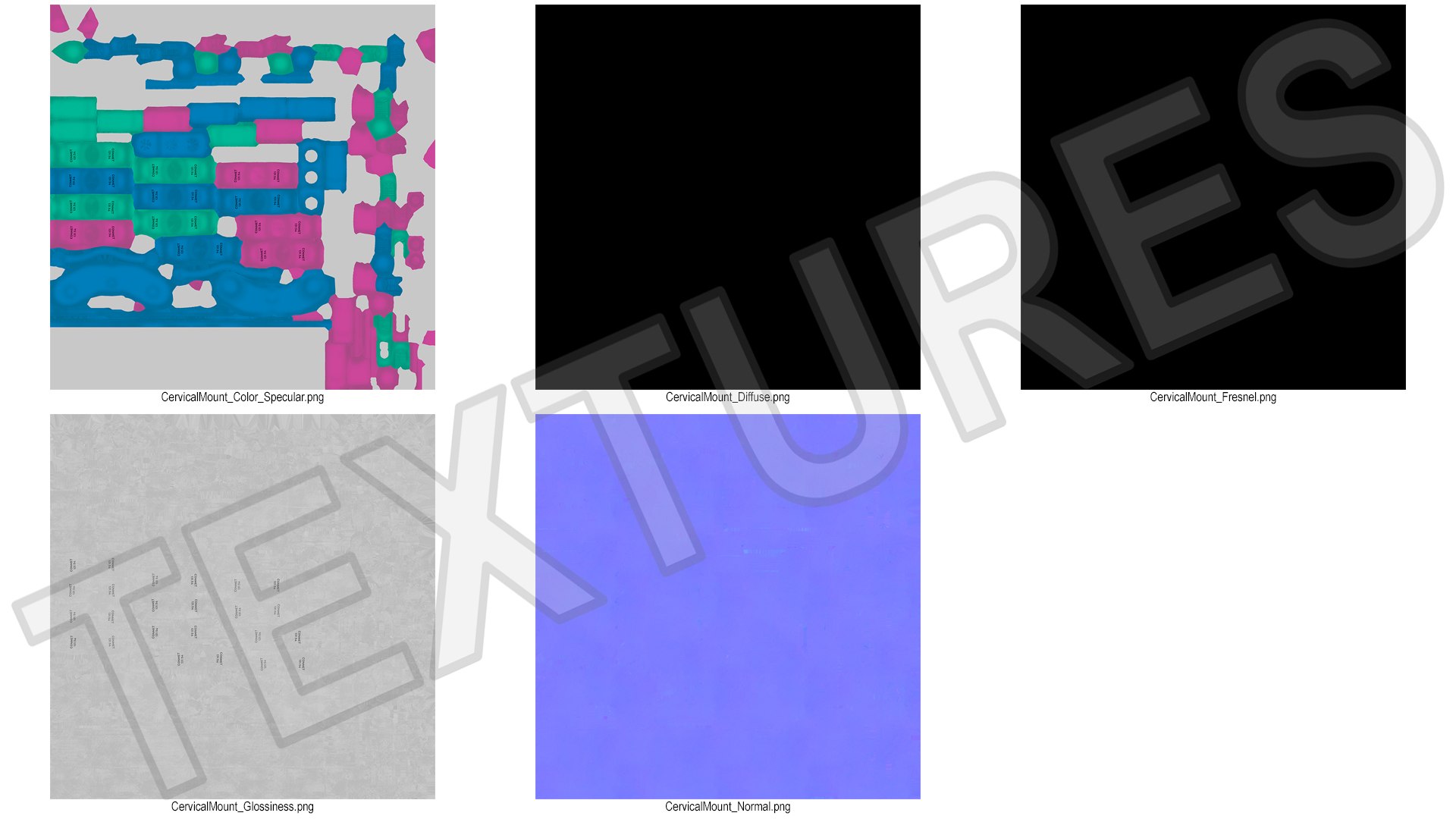 3D Posterior Cervical Spine Fixation System - TurboSquid 2205567