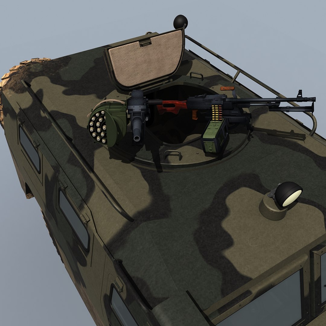 3d gaz-233014 sts tigr model