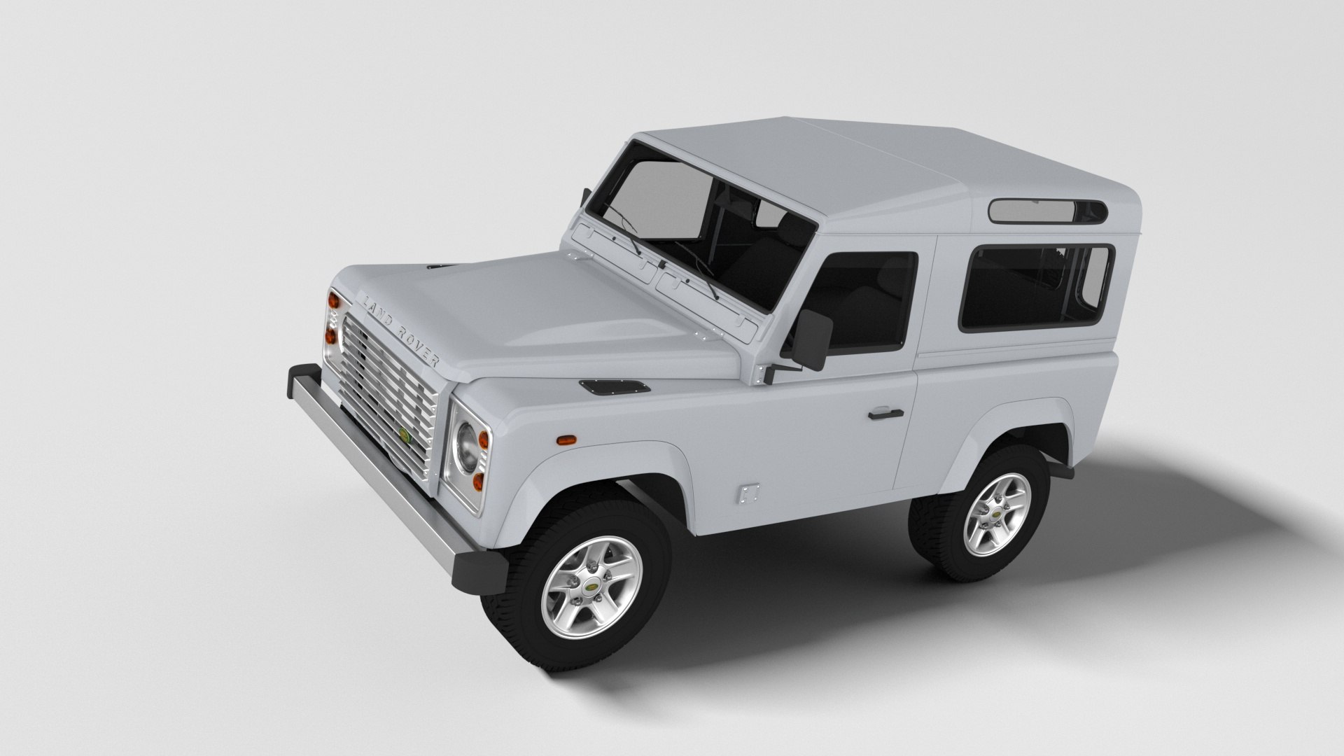 Land Rover Defender 90 3D Model - TurboSquid 2347054