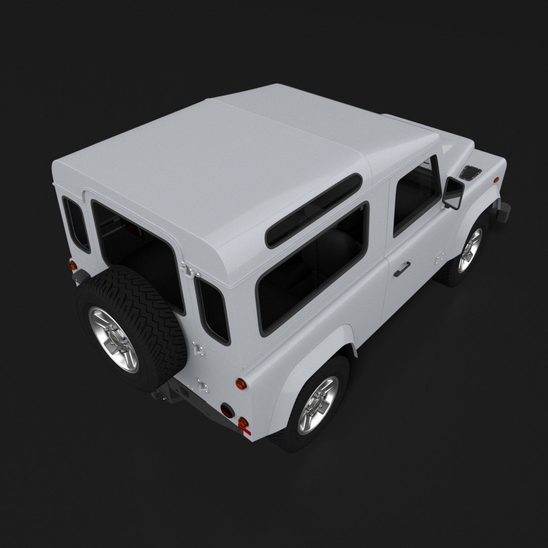 Land Rover Defender 90 3D Model - TurboSquid 2347054