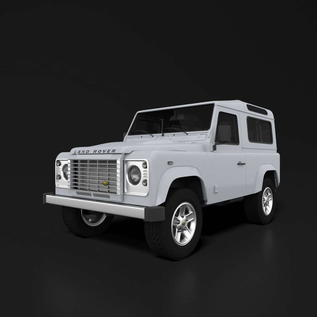 Land Rover Defender 90 3D Model - TurboSquid 2347054