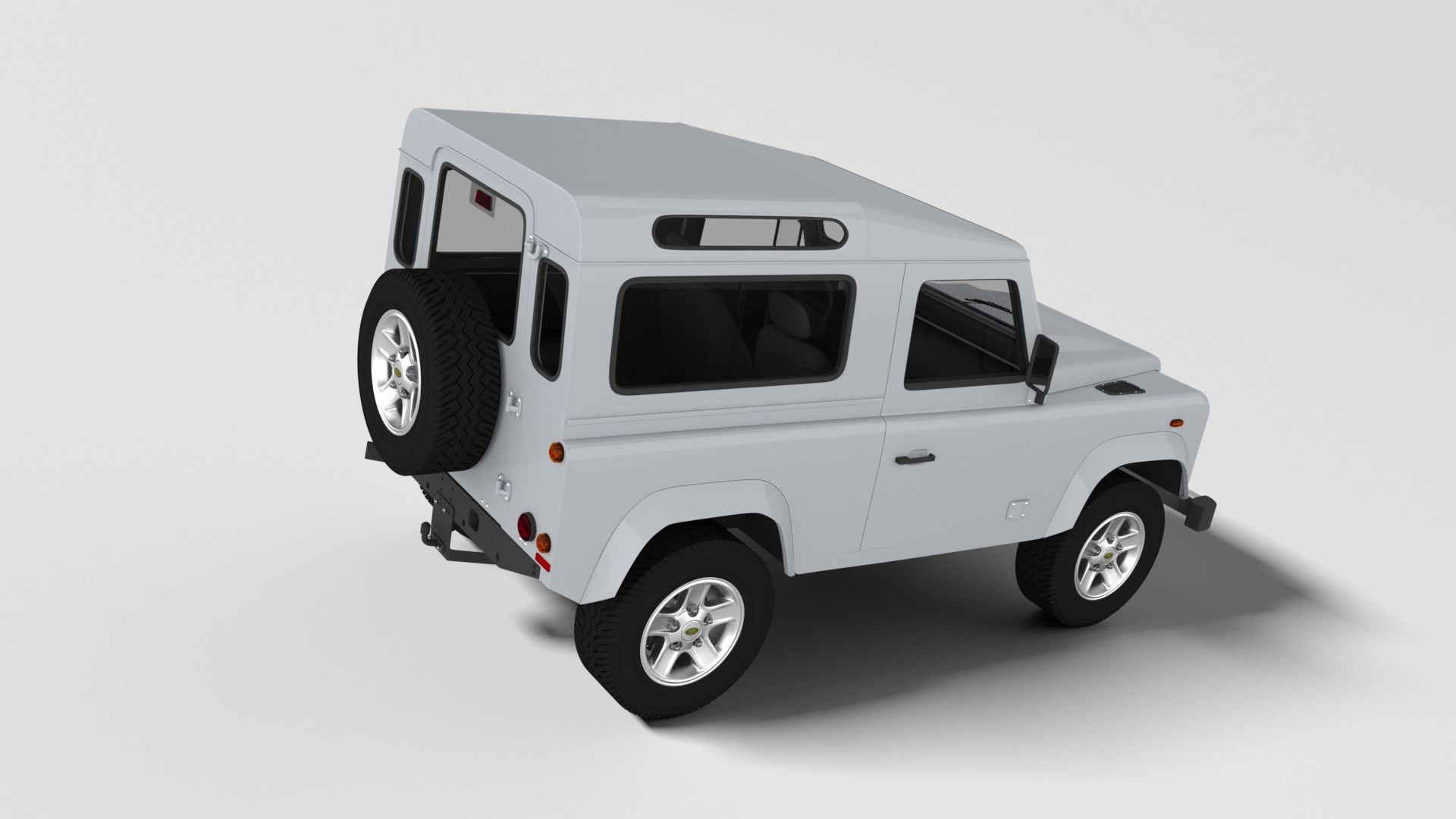 Land Rover Defender 90 3D Model - TurboSquid 2347054