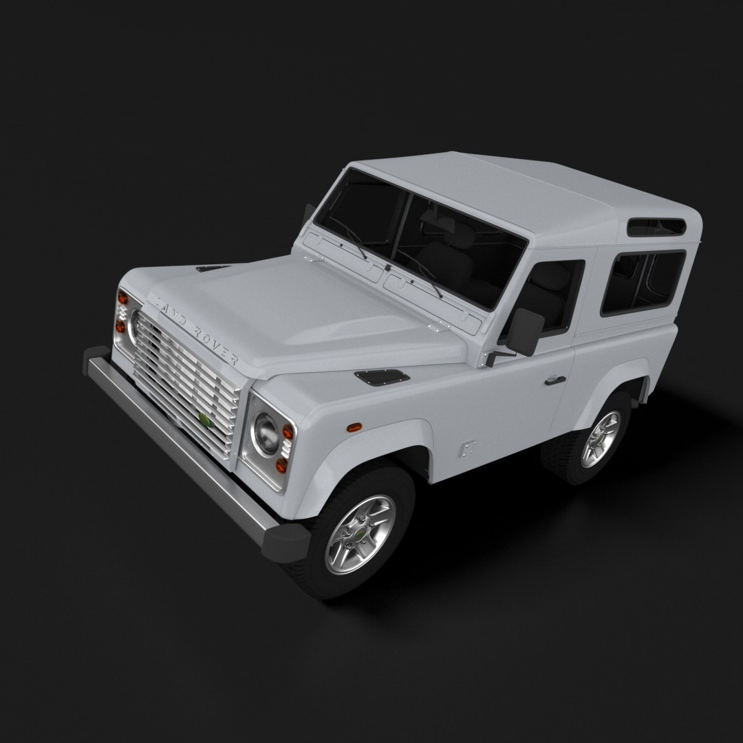 Land Rover Defender 90 3D Model - TurboSquid 2347054