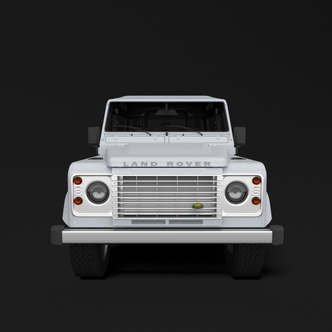 Land Rover Defender 90 3D Model - TurboSquid 2347054