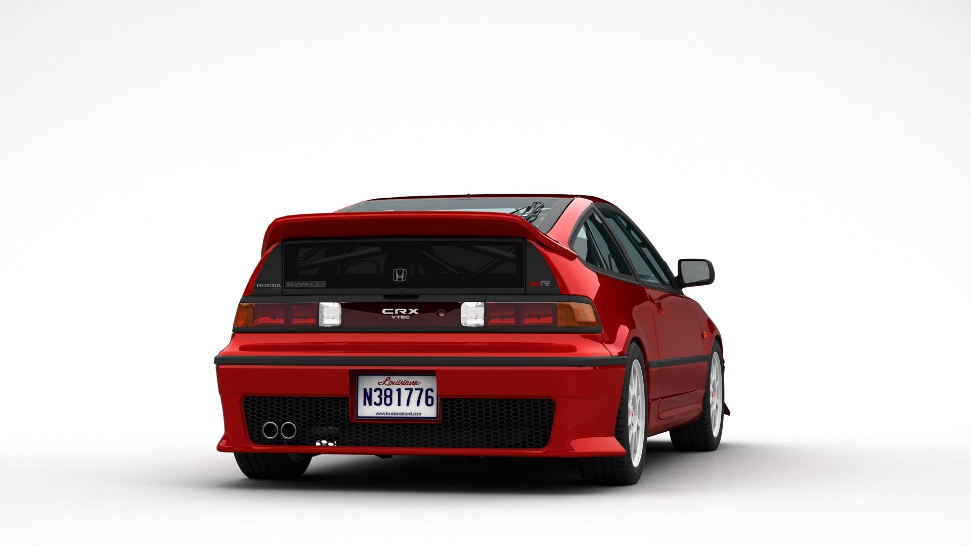 Honda Crx Mugen 1990 3D Model - TurboSquid 2010102