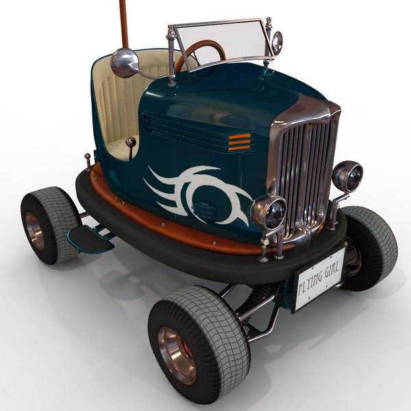 3d street legal bumper car model