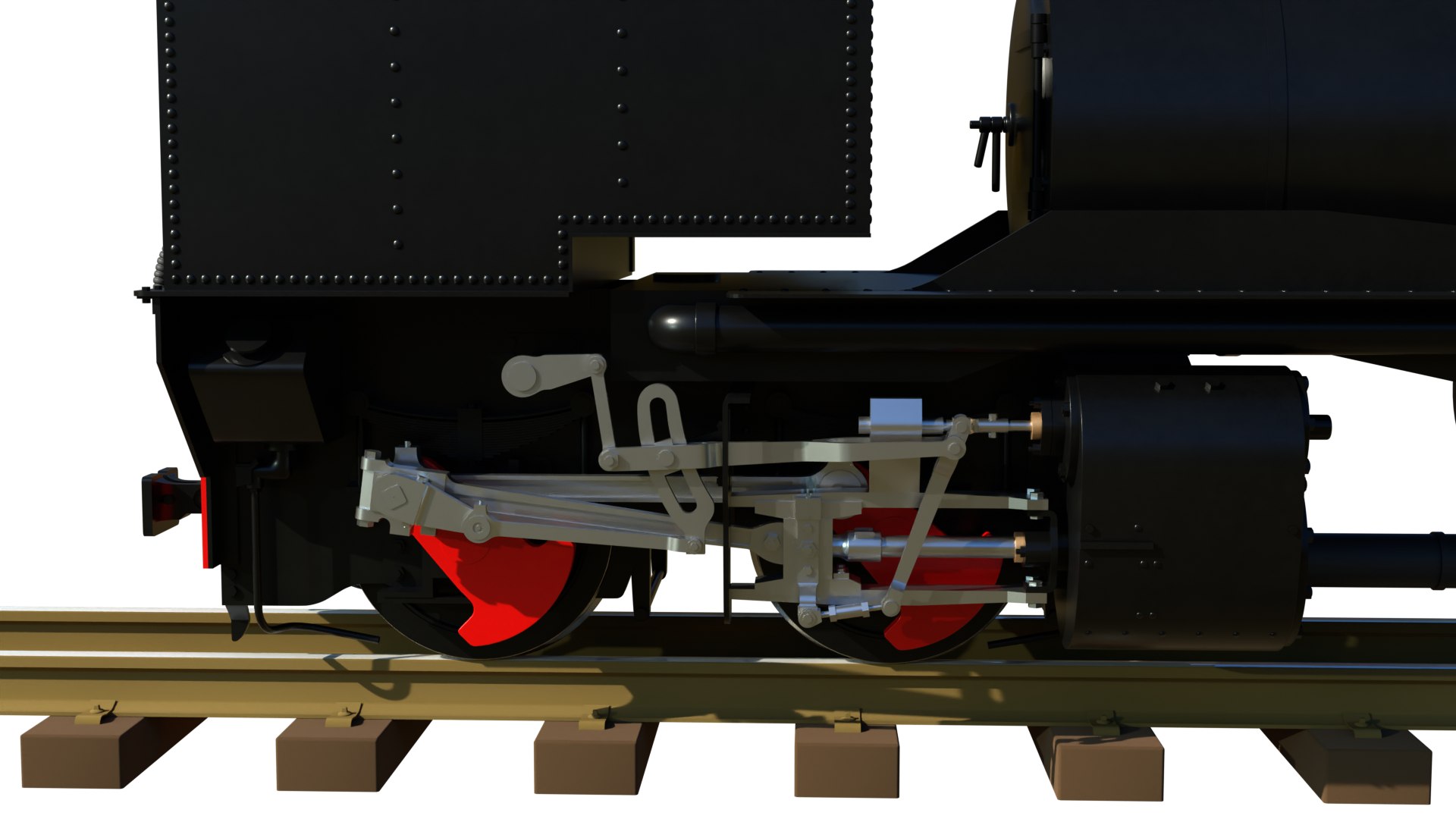 Tasmanian Government Railways K Class Garratt Steam Locomotive 3D Model ...
