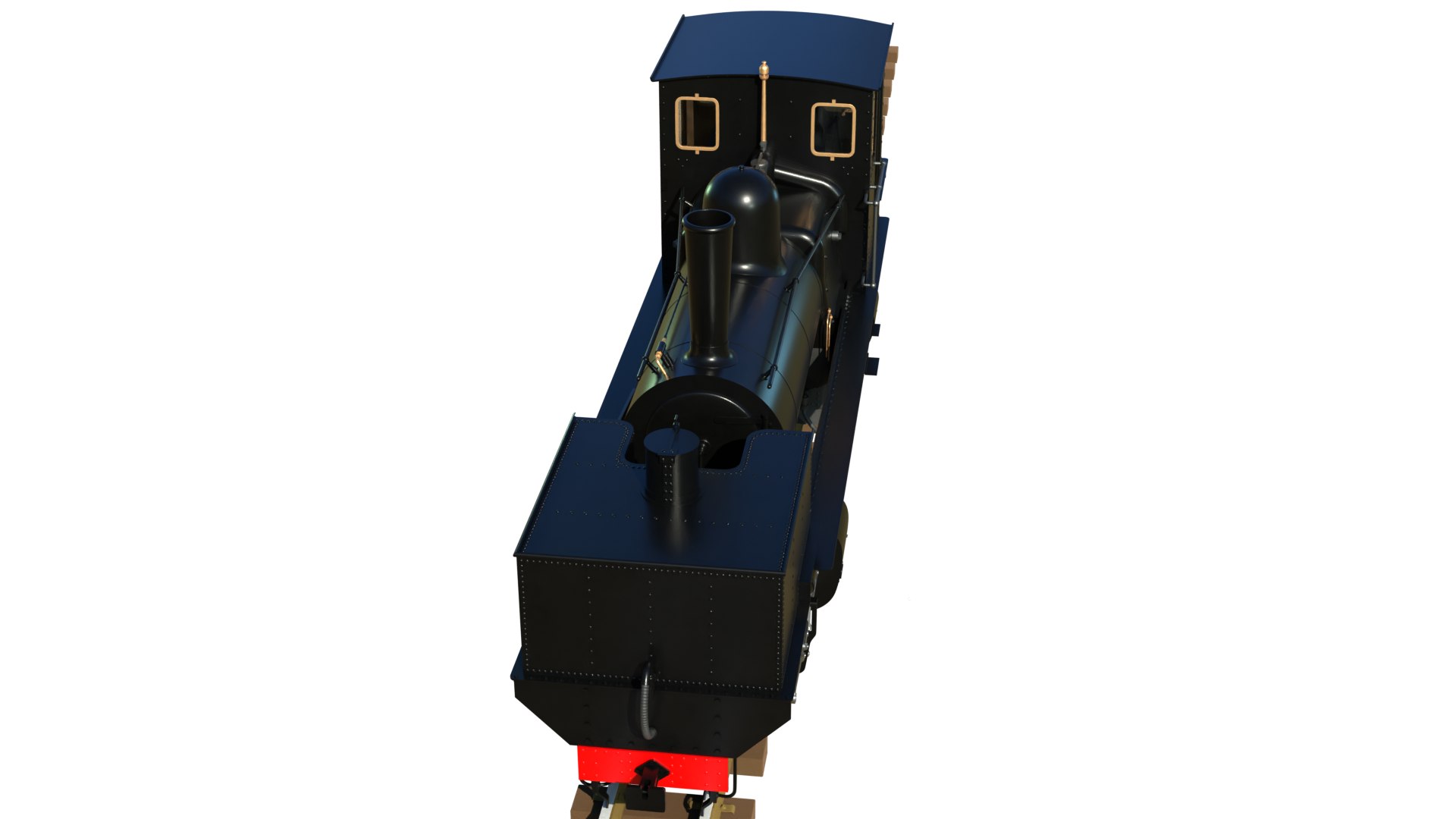 Tasmanian Government Railways K Class Garratt Steam Locomotive 3D Model ...