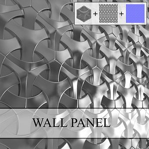 3d obj wall panel