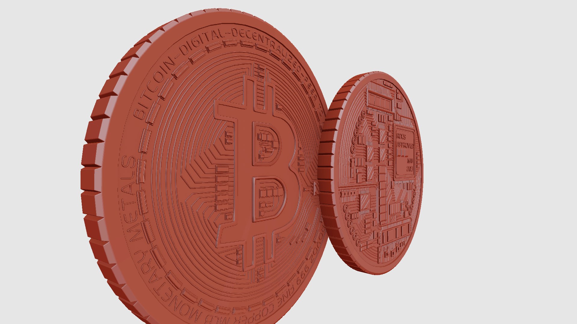 Bitcoin Crypto Model - TurboSquid 1332285