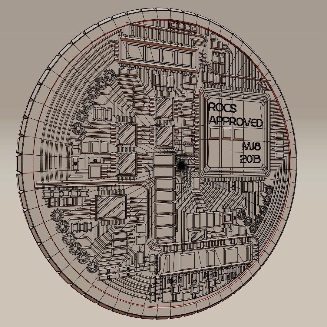 Bitcoin Crypto Model - TurboSquid 1332285