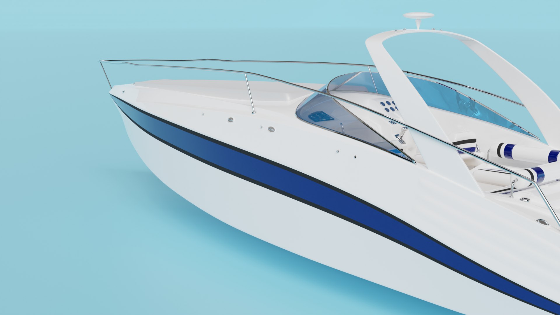 Yatch Boat High Quality 3D Model 3D Model - TurboSquid 2269185