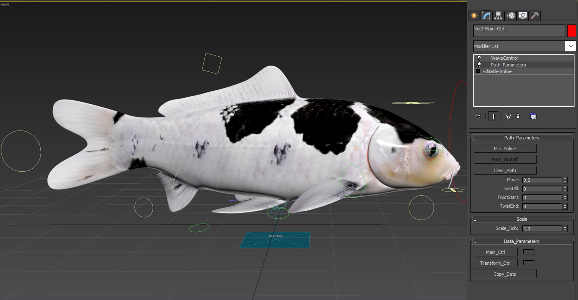 Koi fish 3 animation 3D model - TurboSquid 1425199