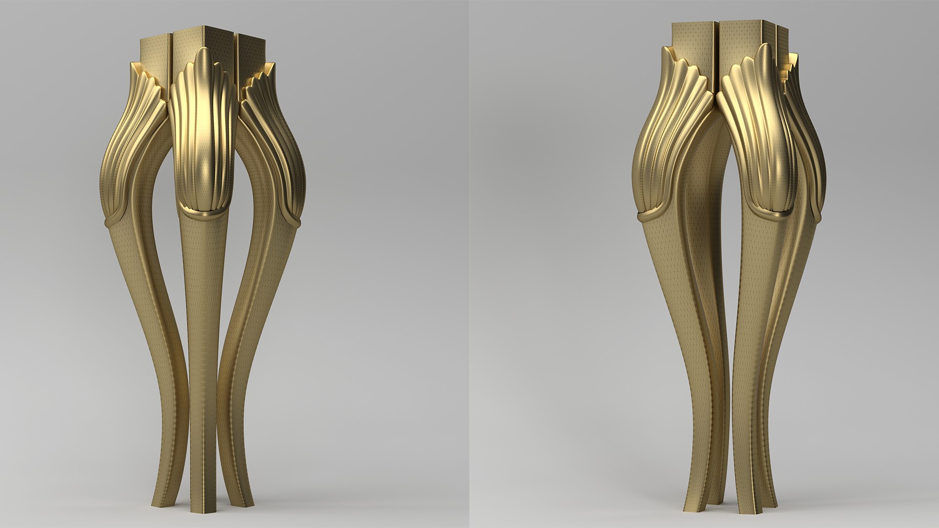 Carved Leg 3D Model - TurboSquid 1747046