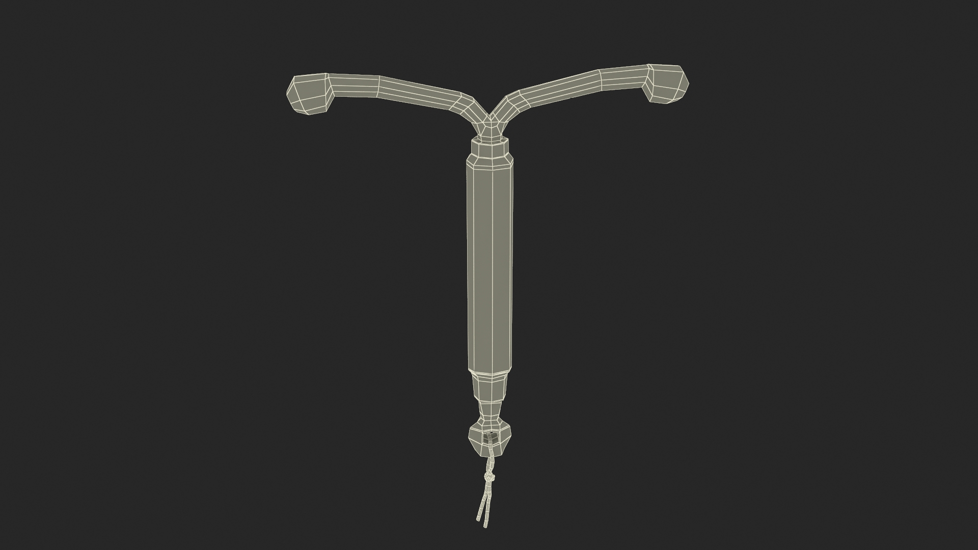 Intrauterine Contraceptive Device 3D Model - TurboSquid 1942156