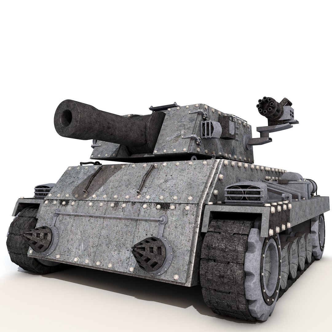 Heavy Armored Tank 3d Max