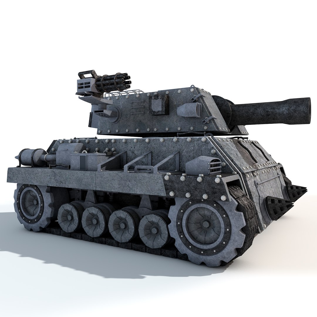 Heavy Armored Tank 3d Max