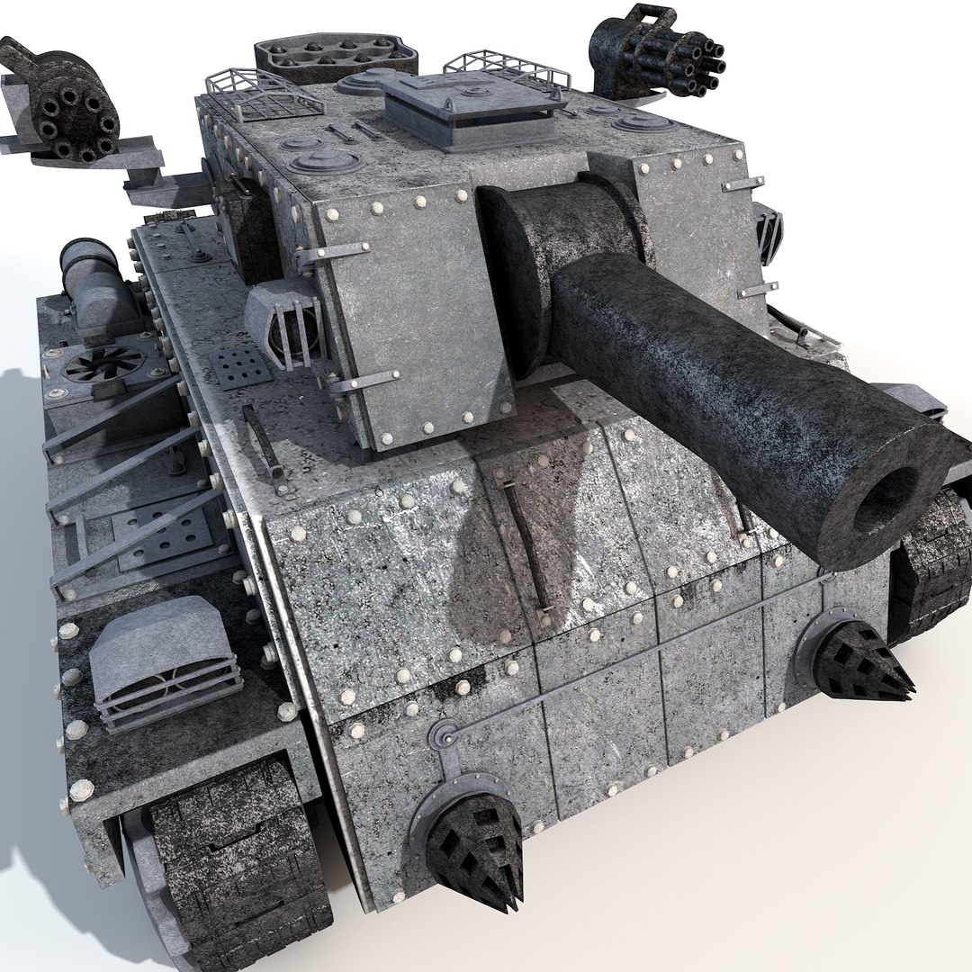 Heavy Armored Tank 3d Max