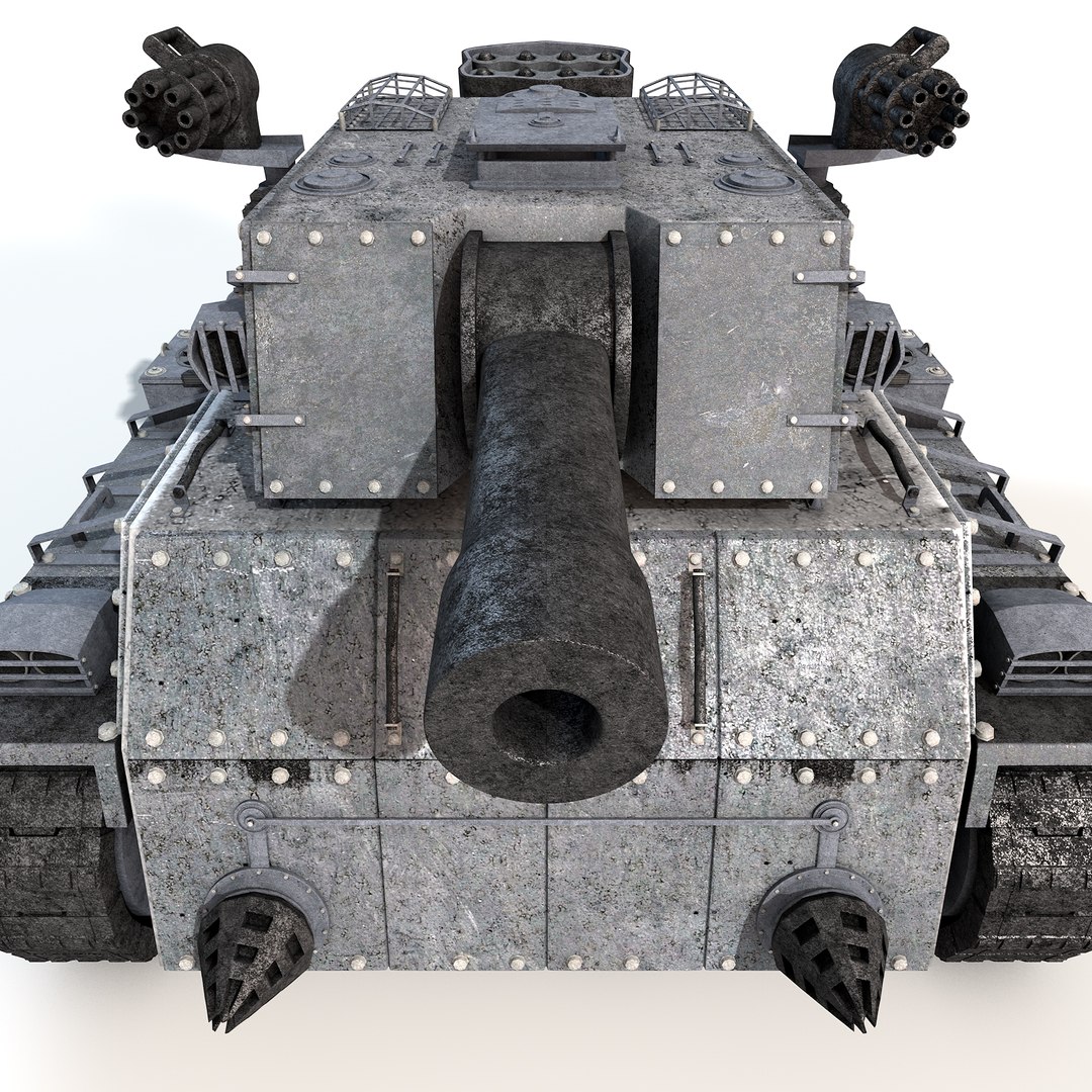 Heavy Armored Tank 3d Max