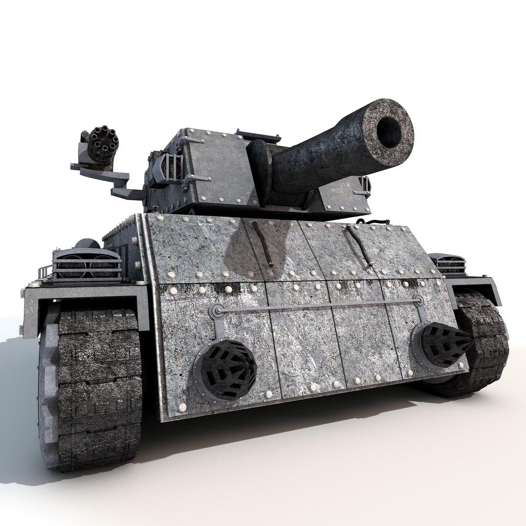 Heavy Armored Tank 3d Max