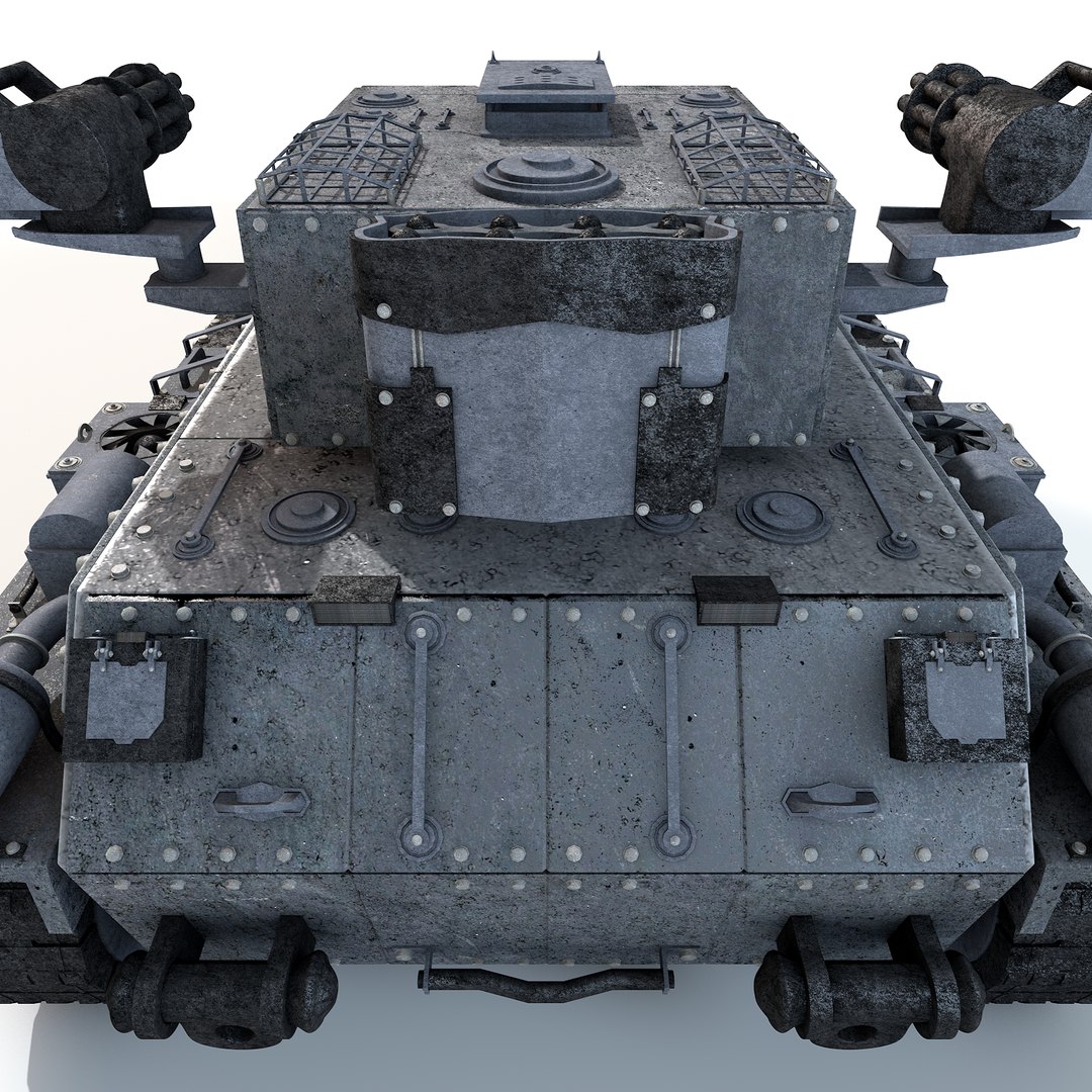 Heavy Armored Tank 3d Max